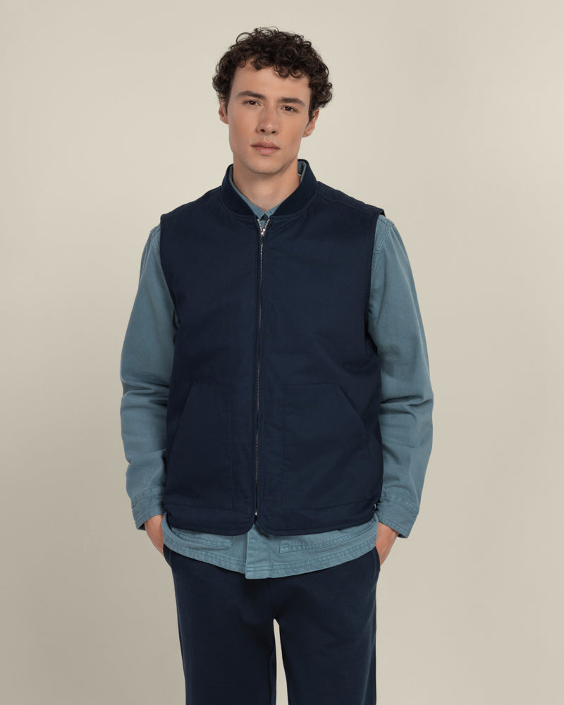 Larsson & Co Men’s Viggo Canvas Gilet